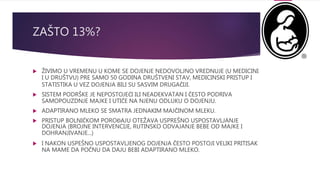MAJČINSTVO KROZ DOJENJE | PPTX