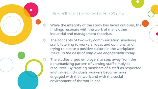 The Hawthorne Studies | PDF