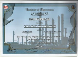 CERTIFICATE OF EMPLOYMENT(I4D) | PDF