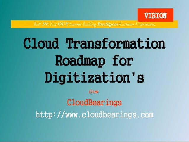 Cloud Transformation Roadmap