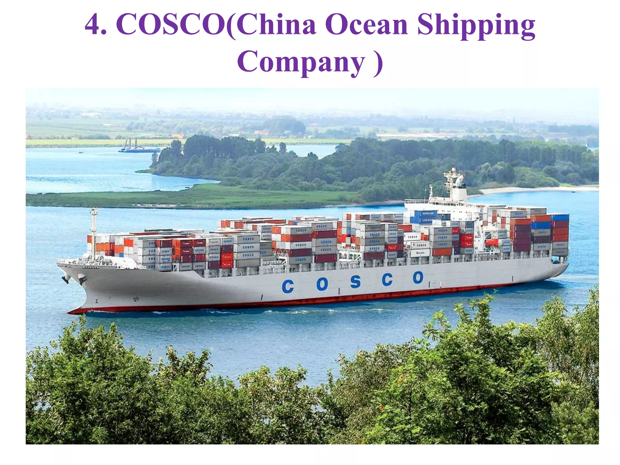 Container Shipping Lines and their Services | PPTX