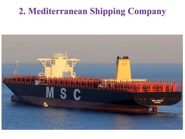 Container Shipping Lines and their Services | PPTX