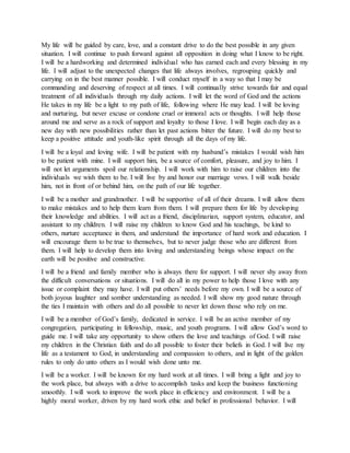 Personal mission statement | DOCX | Spirituality | Religion & Spirituality