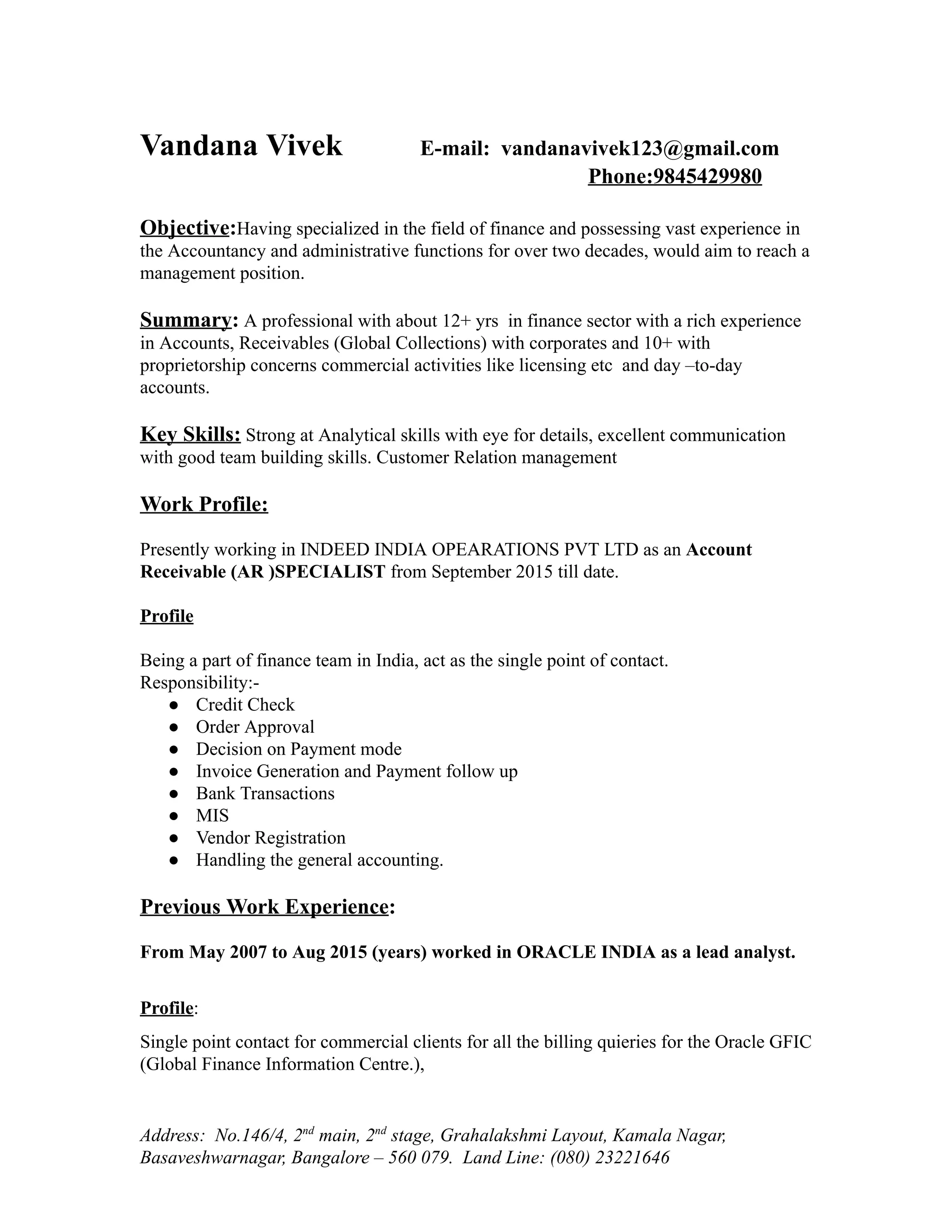 vandana updated | PDF