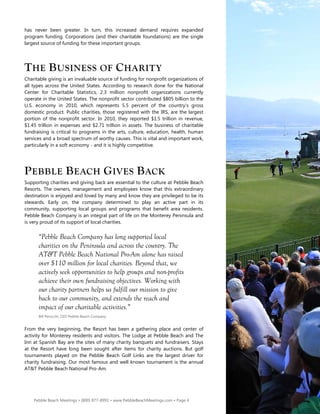 Pebble Beach White Paper - The Perfect Pairing | PDF