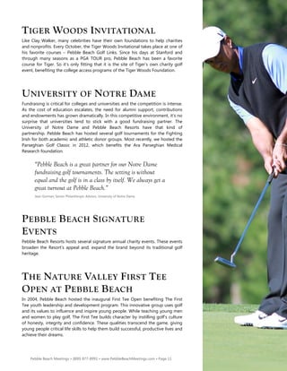 Pebble Beach White Paper - The Perfect Pairing | PDF
