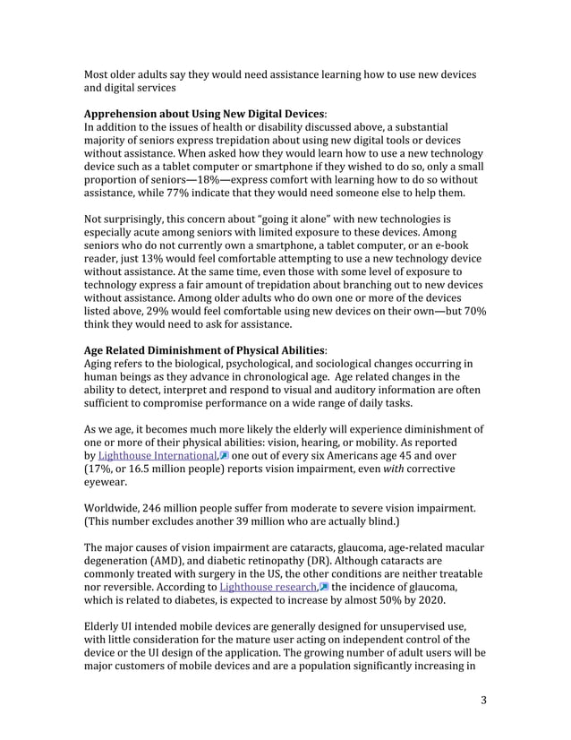 The Gold Standard For Designing Elderly Mobile User Interfaces | PDF