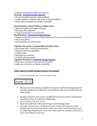 The Gold Standard For Designing Elderly Mobile User Interfaces | PDF