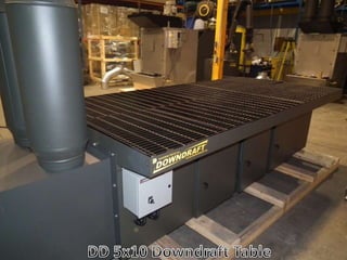 DD 5x10 Large Downdraft Table | PPTX