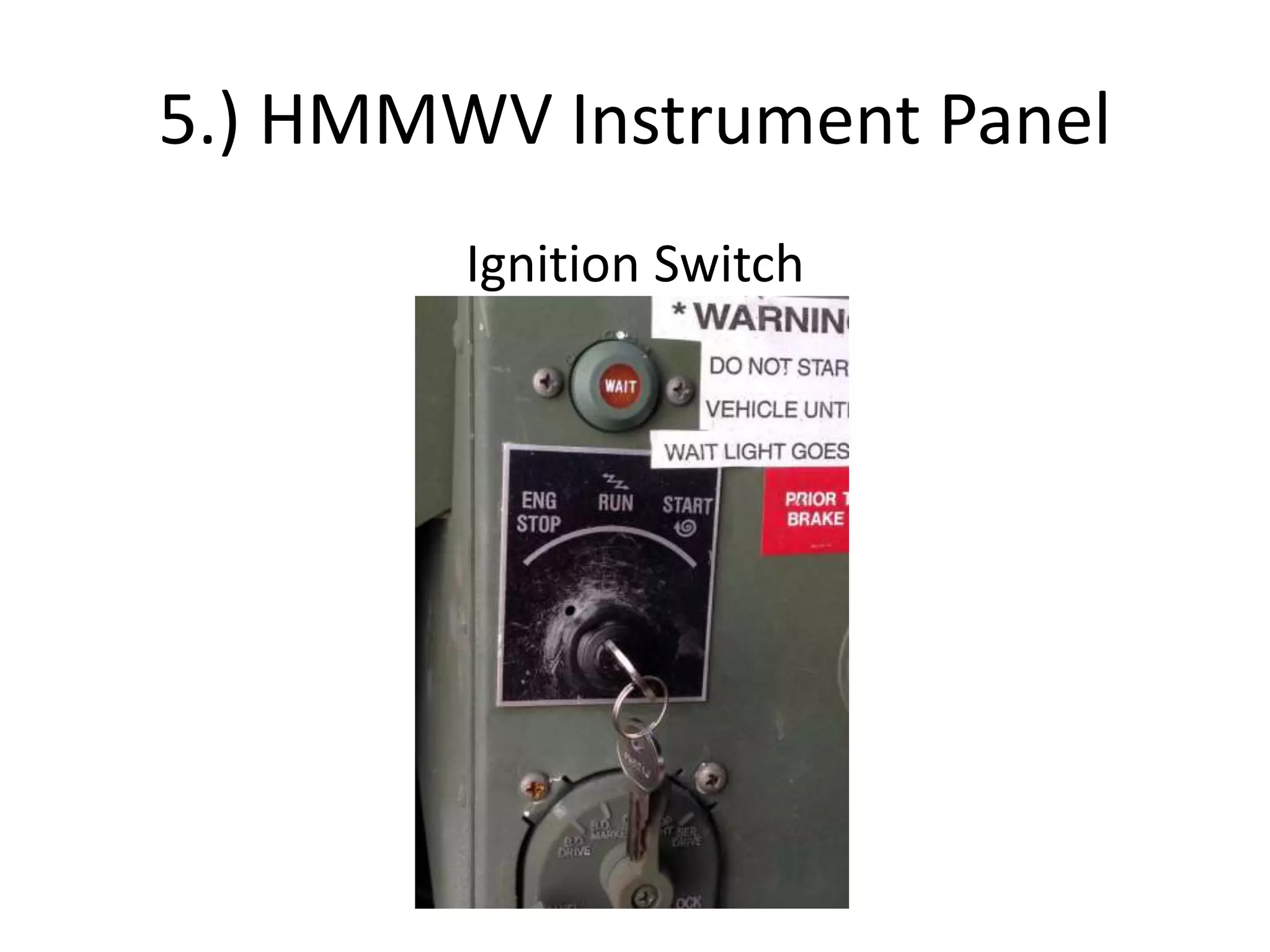 Preventative Maintenance (PMCS) of HMMWV | PPTX