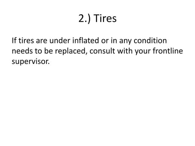 Preventative Maintenance (PMCS) of HMMWV | PPTX