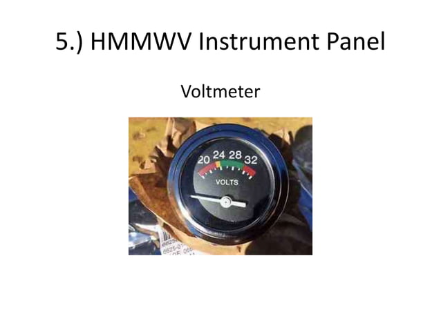 Preventative Maintenance (PMCS) of HMMWV | PPTX
