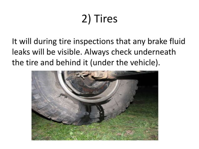 Preventative Maintenance (PMCS) of HMMWV | PPTX