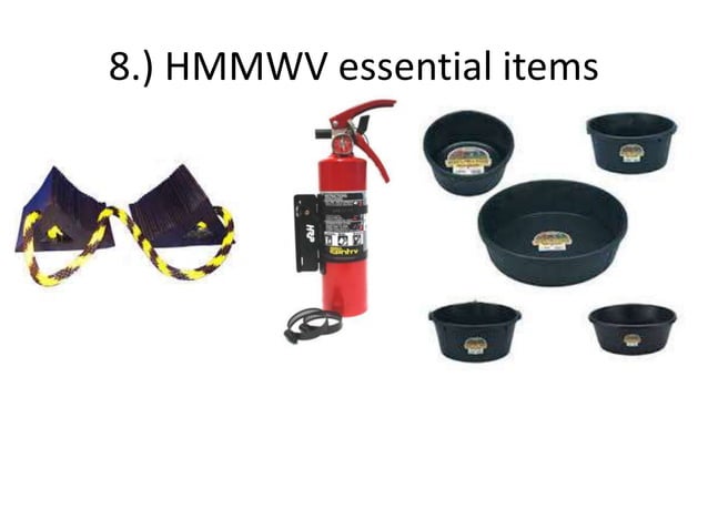 Preventative Maintenance (PMCS) of HMMWV