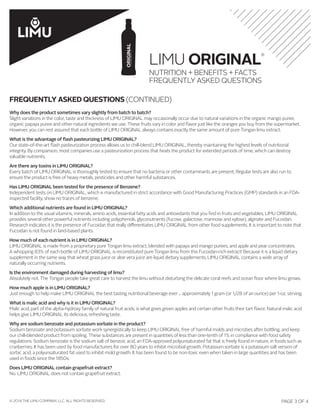 LIMU ORIGINAL FAQs | PDF