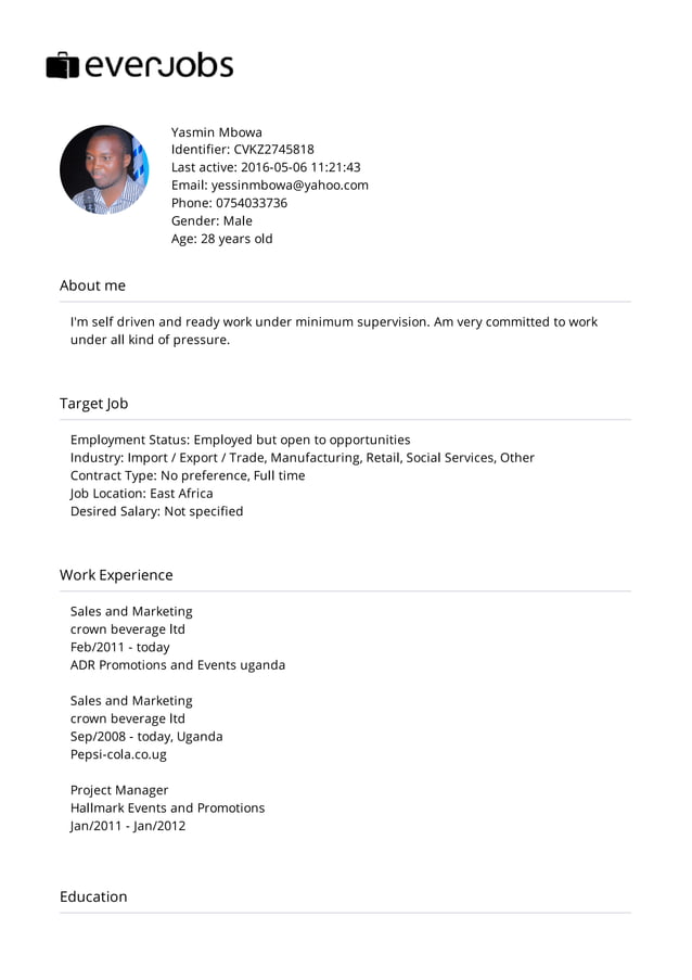 Yasmin_Mbowa CV Final PDF | PDF