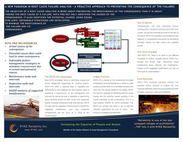 RCFA Pro Brochure ver1 | PPT