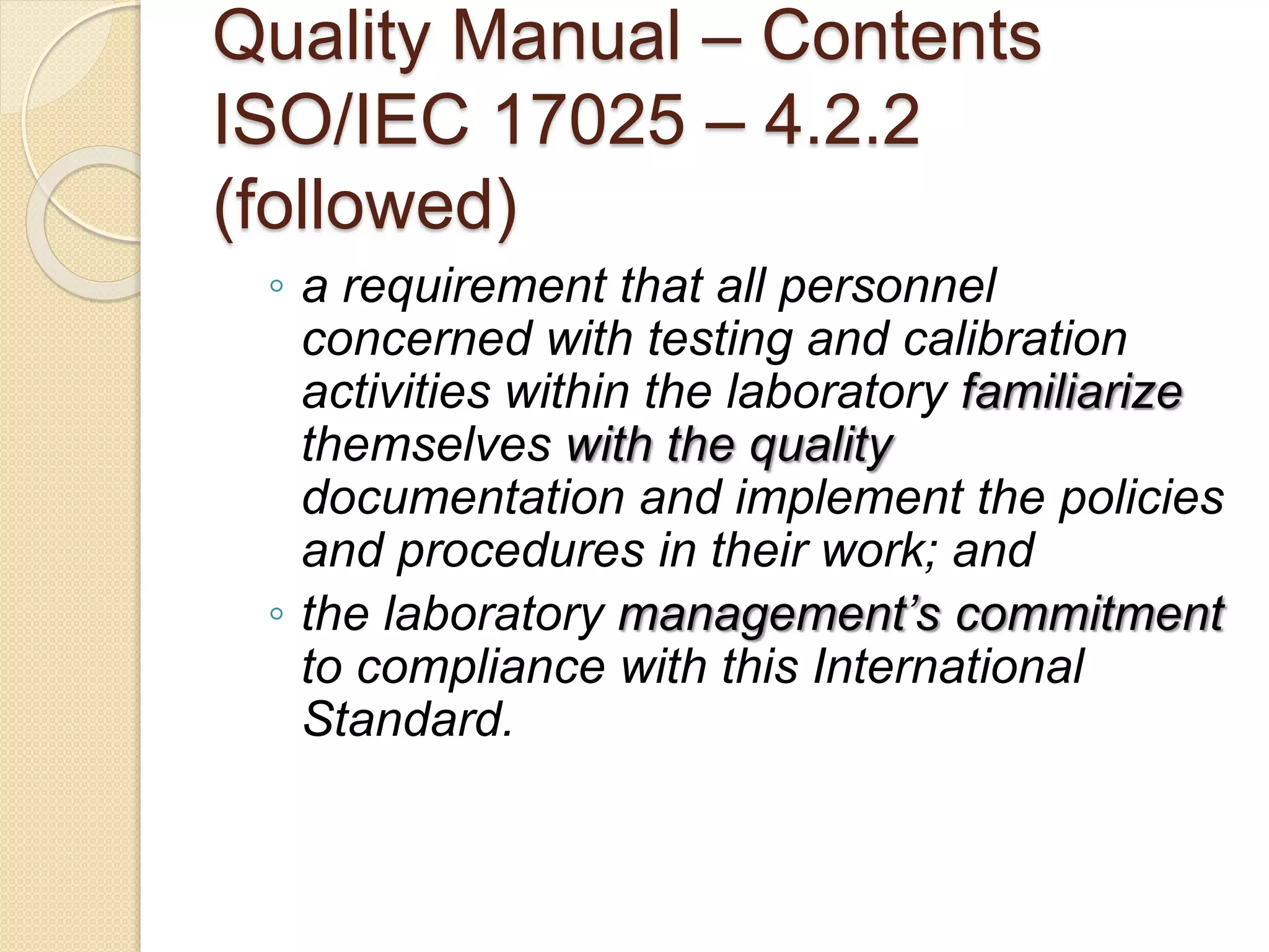 Quality Manual | PPTX