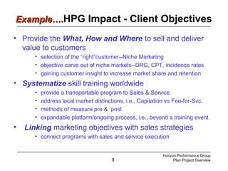 HPG Capabilities | PPT