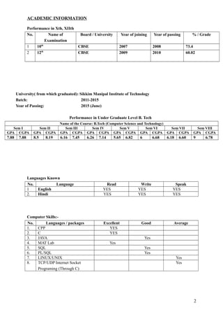 AKEF CV.docx | Secondary Education | Education