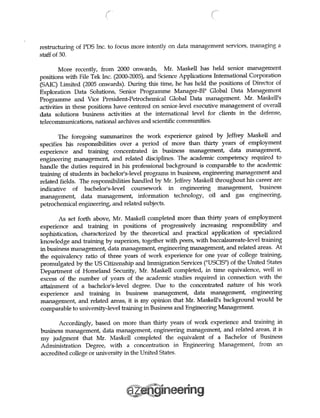 Education Equivalency Evaluation | PDF