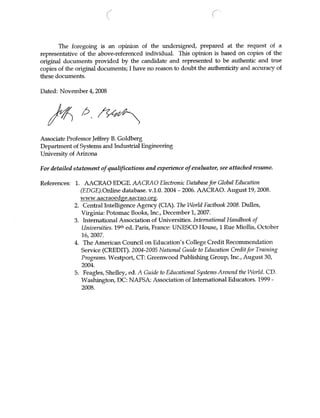 Education Equivalency Evaluation | PDF