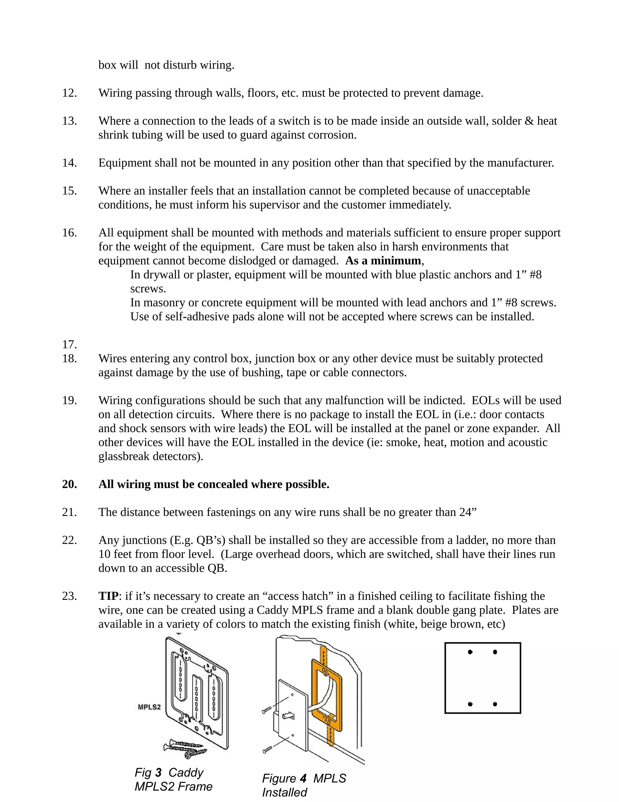Residential Install Standards | ODT