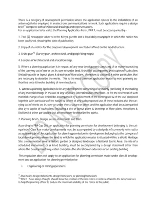 Planning Process. Nairobi City County | PDF