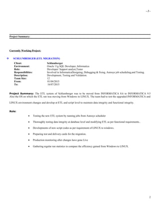 Anirban_Resume | DOC | Databases | Computer Software and Applications