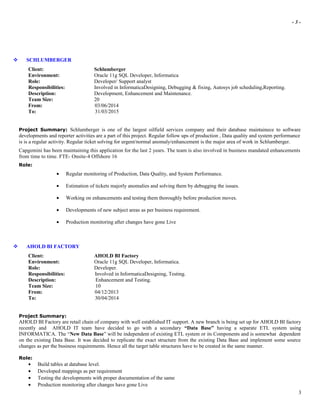Anirban_Resume | DOC | Databases | Computer Software and Applications
