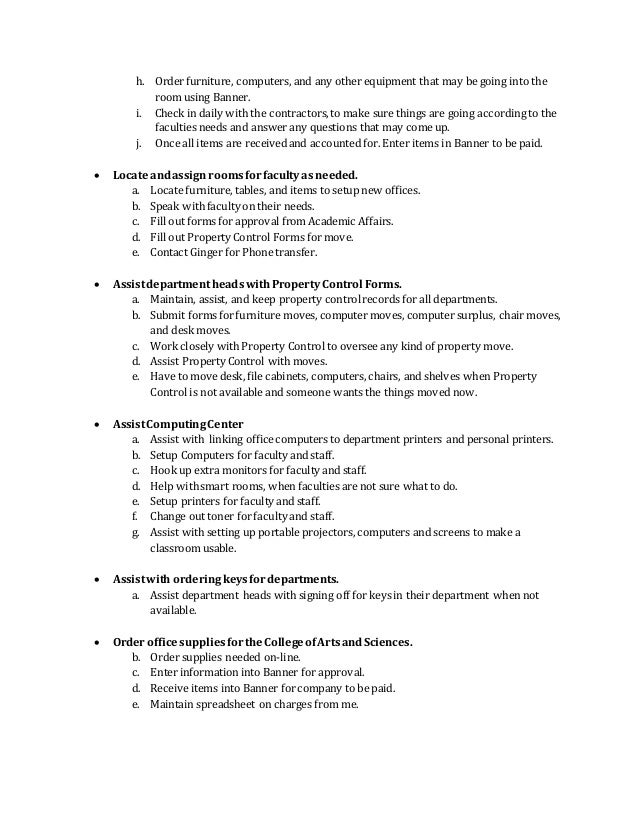 Facilities Manager Responsibilities For The College Of Arts And Scien facilities-manager-responsibilities-for-the-college-of-arts-and-scien