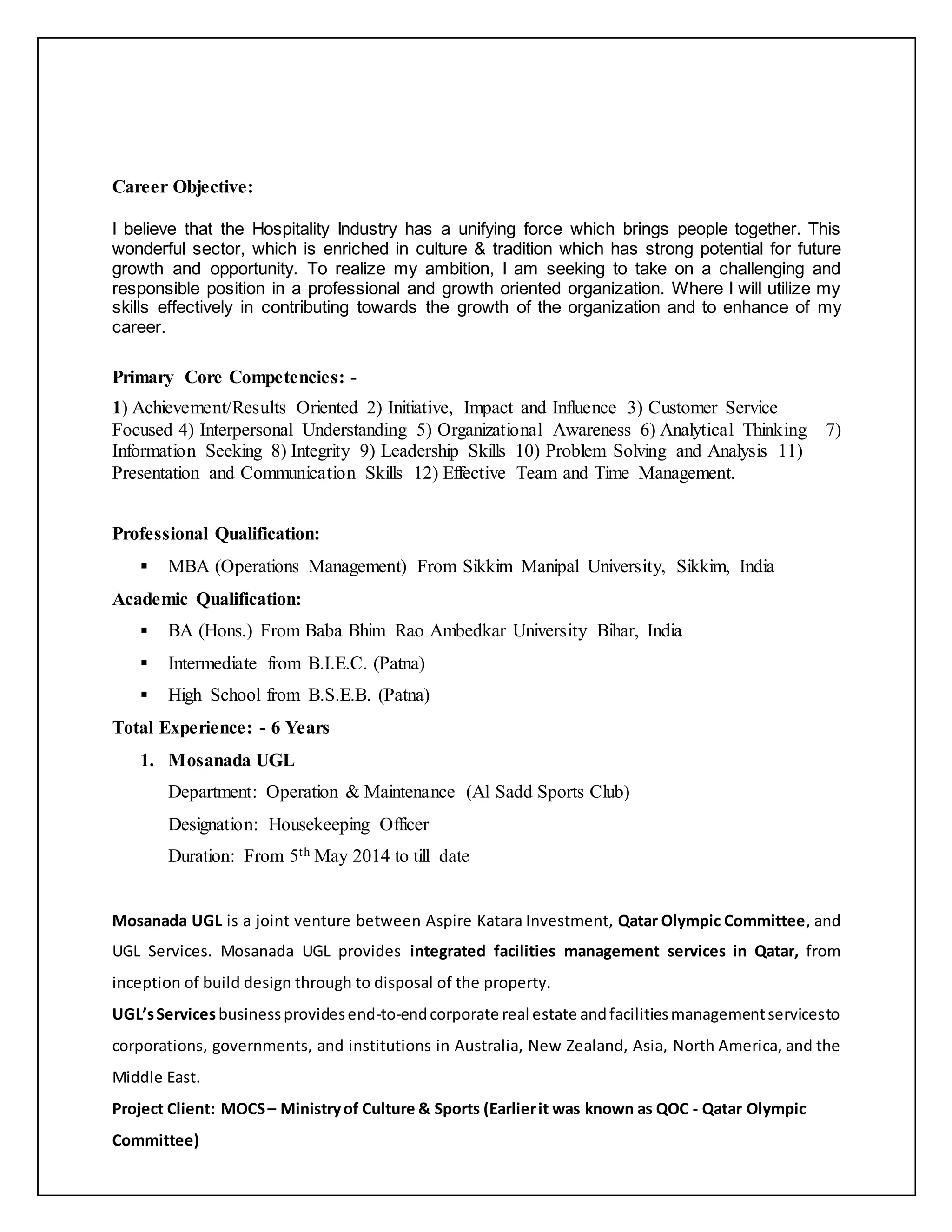RESUME MOHAMMAD AADIL HUSAIN | PDF