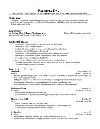 Patricia Davis Resume | PDF