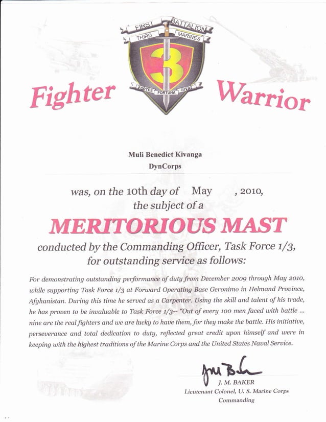 marines letter | PDF