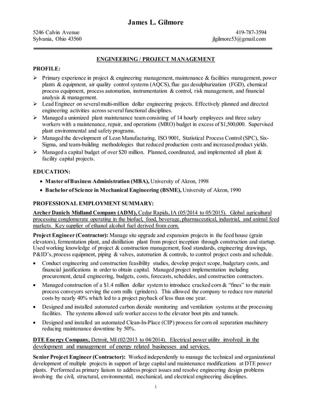 Engineering & Project Management | PDF