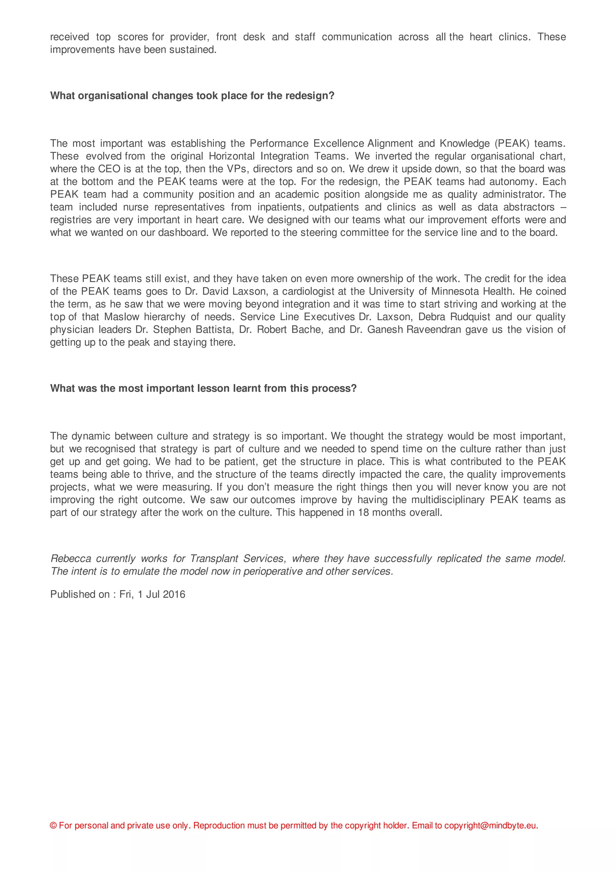 redesigning-cardiovascular-service-line | PDF | Healthcare Industry ...