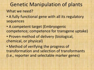 Markers and reporter genes | PPTX