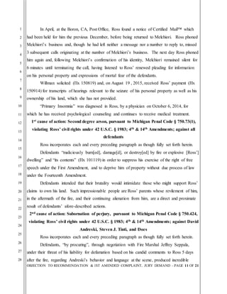 160127§2.14-cv-212 objection to recommendation, 1st Amended, motions # ...