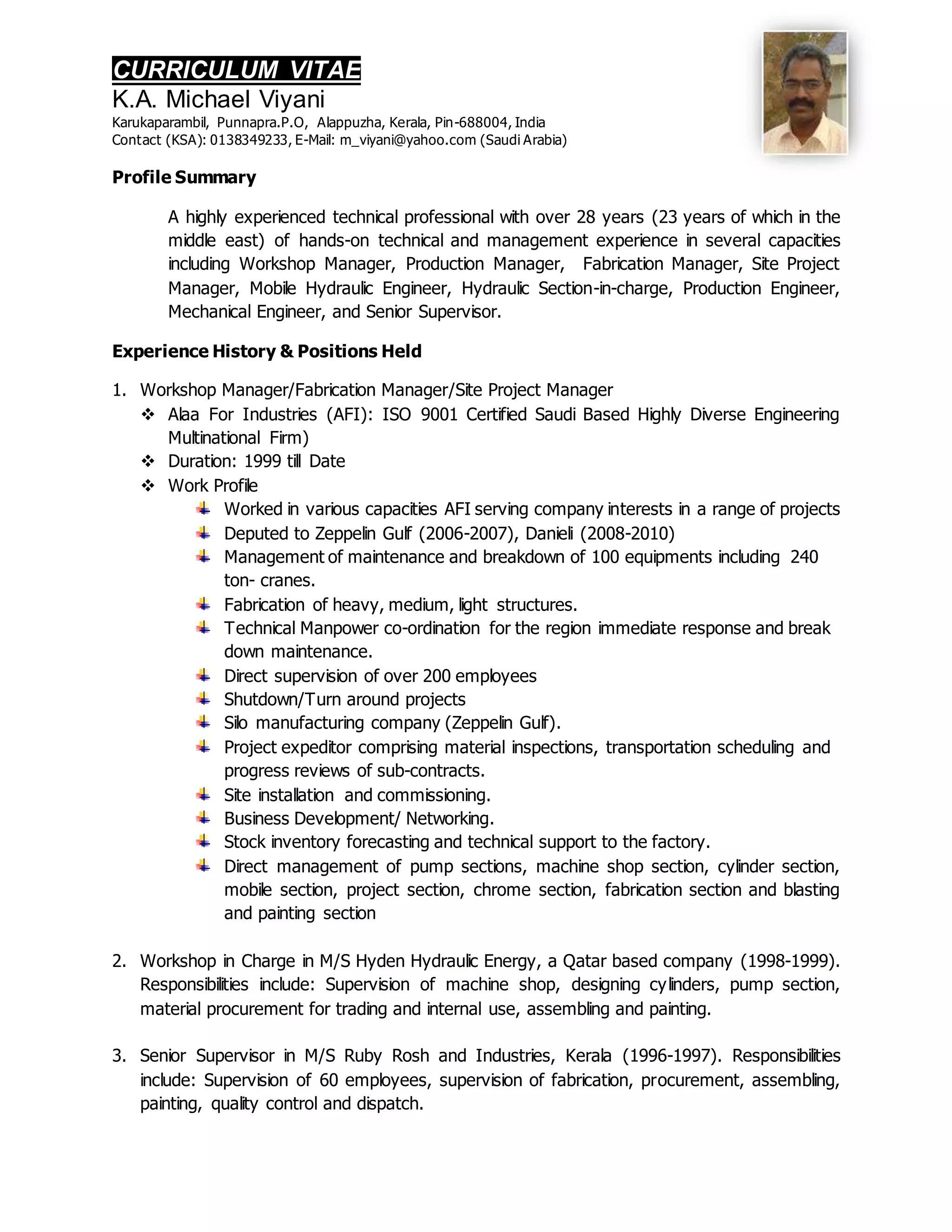 MichaelCV-1[1] | PDF