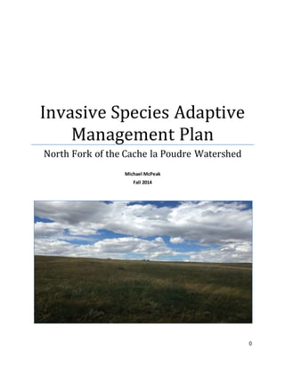 Invasive Species Adaptive Managment Plan (NFCLP) | PDF