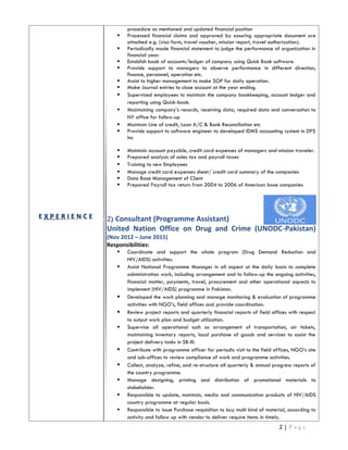 Rasheed Ahmed CV | PDF