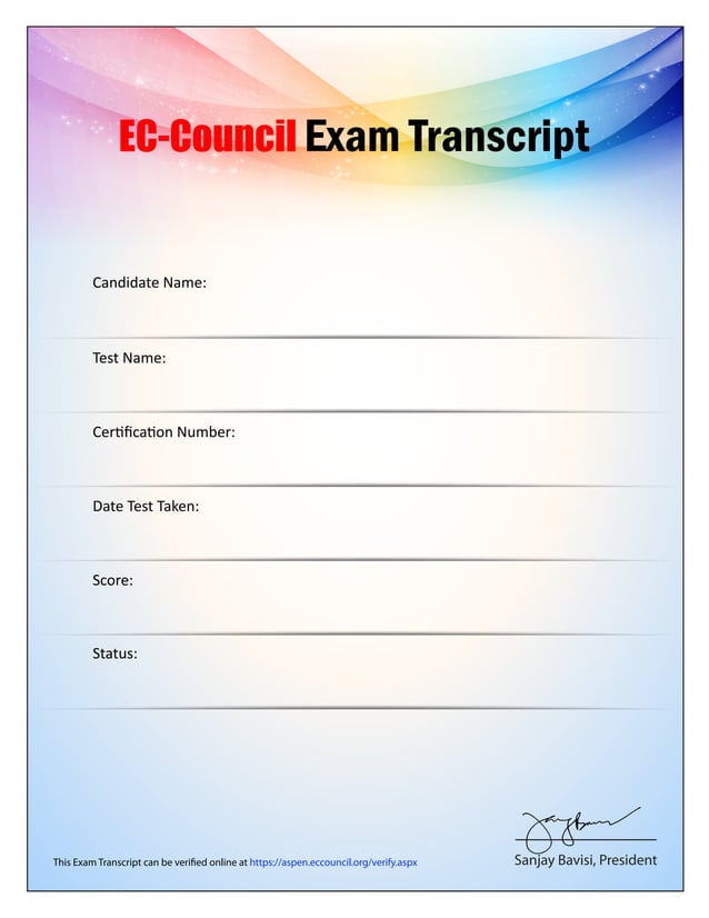 ecc-exam-transcript | PDF