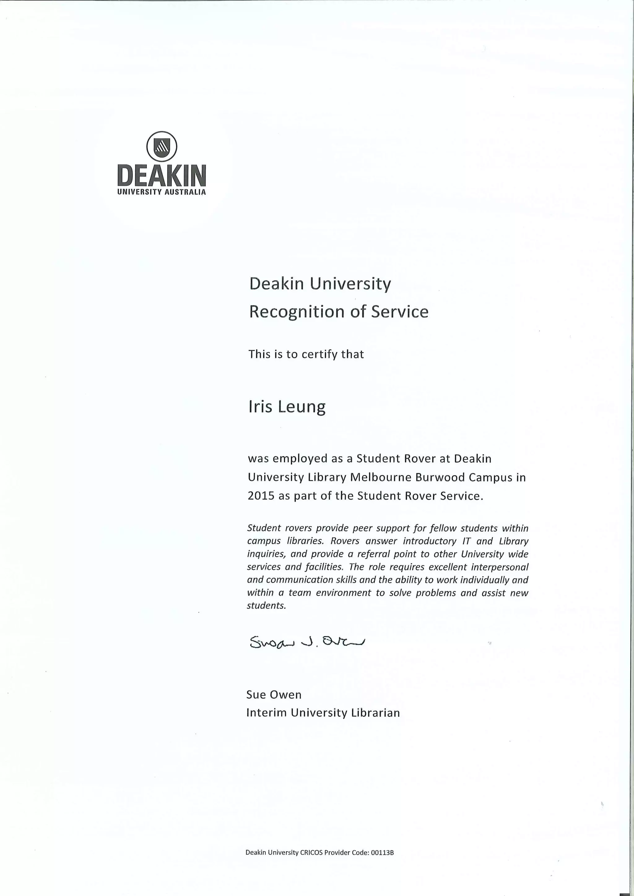 Student rover cert | PDF