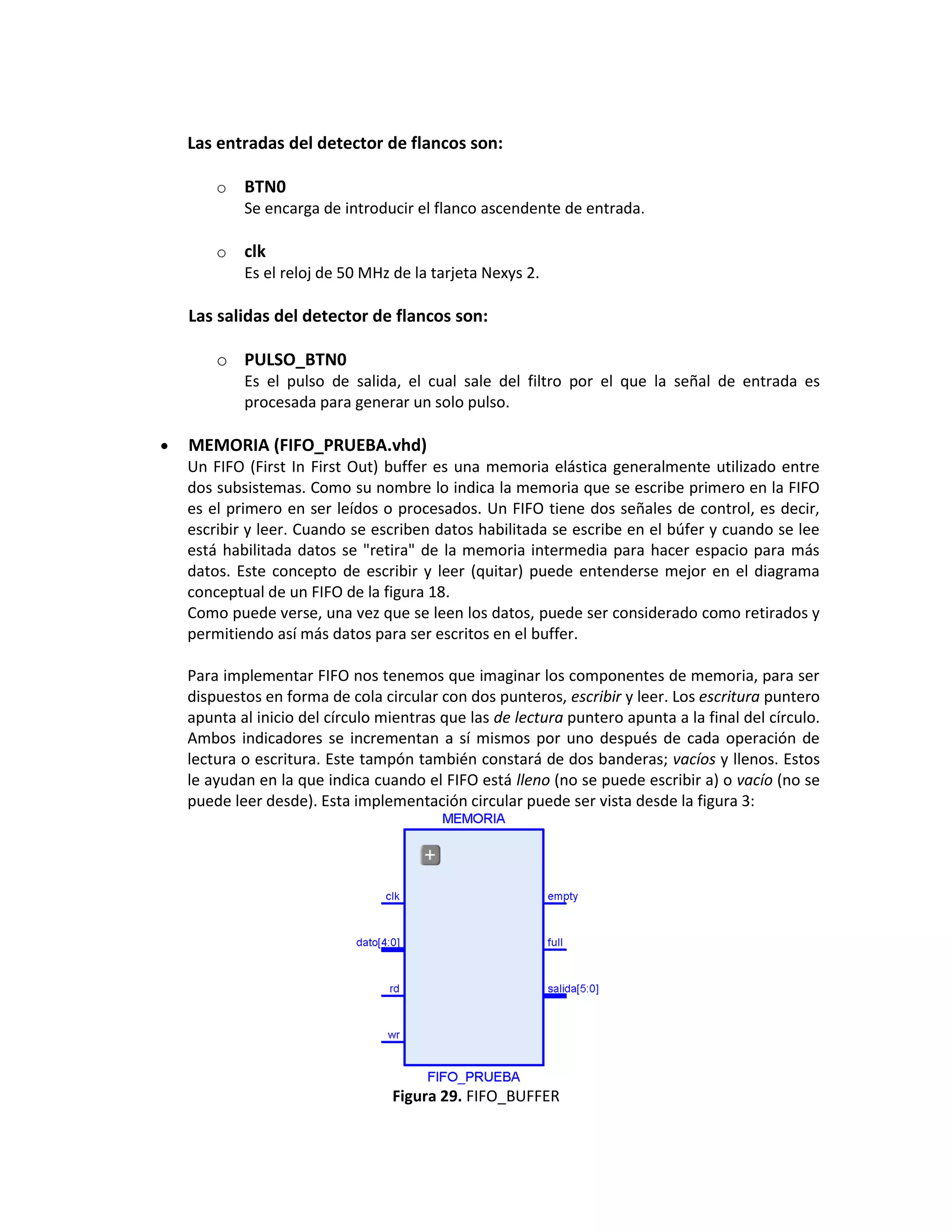 DDAA FPGA - Diseño De Una Memoria Buffer FIFO | PDF | Programming ...