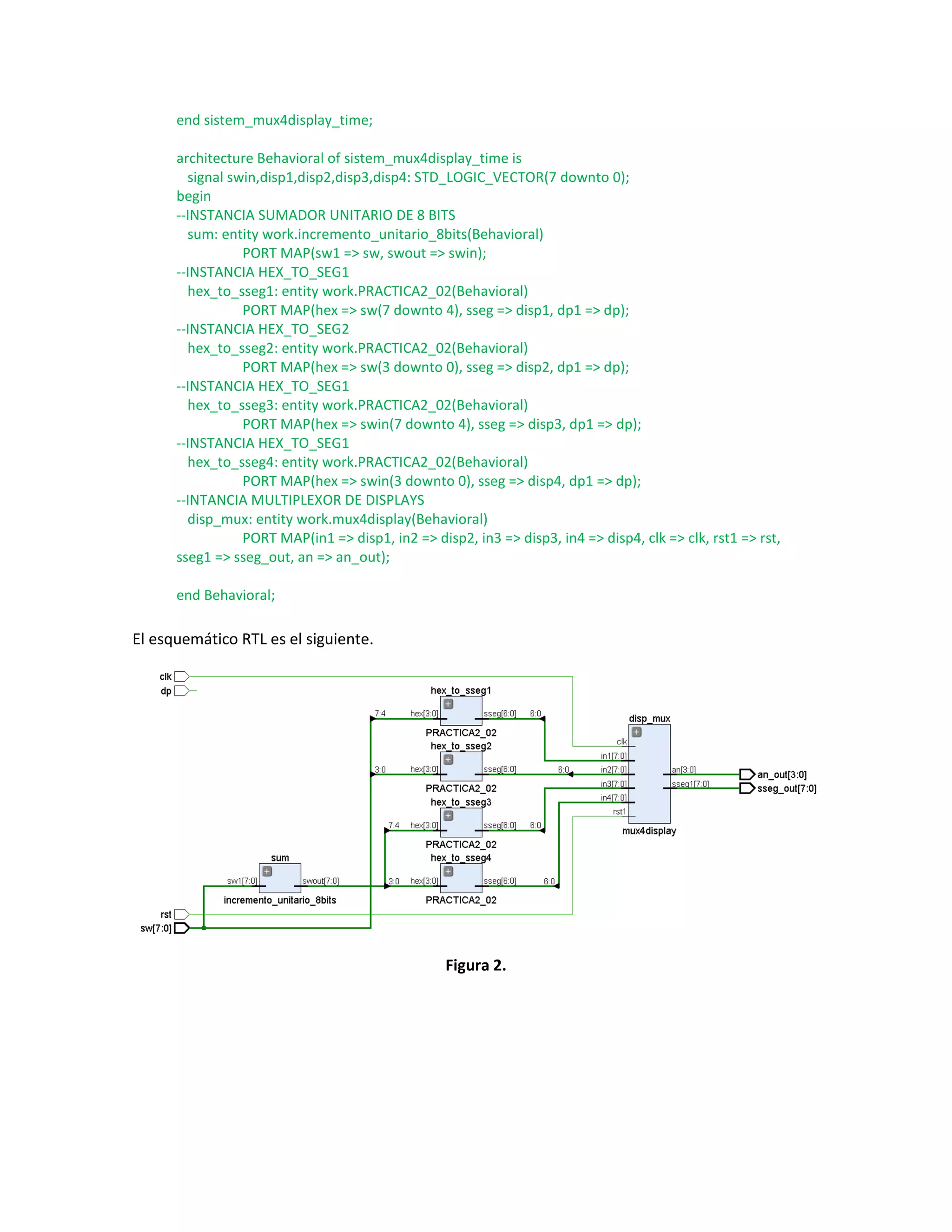 DDAA FPGA - Multiplexor De Numeros en Display 7 Segmentos En Tiempo | PDF