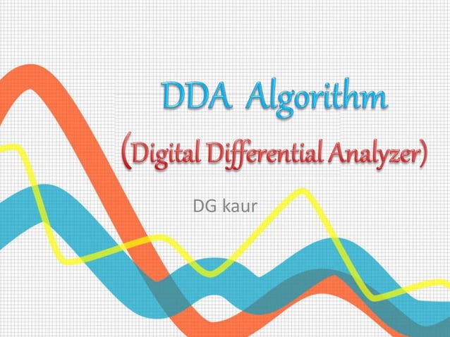 dda algorithm | PPT