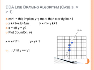 Dda algorithm | PPTX