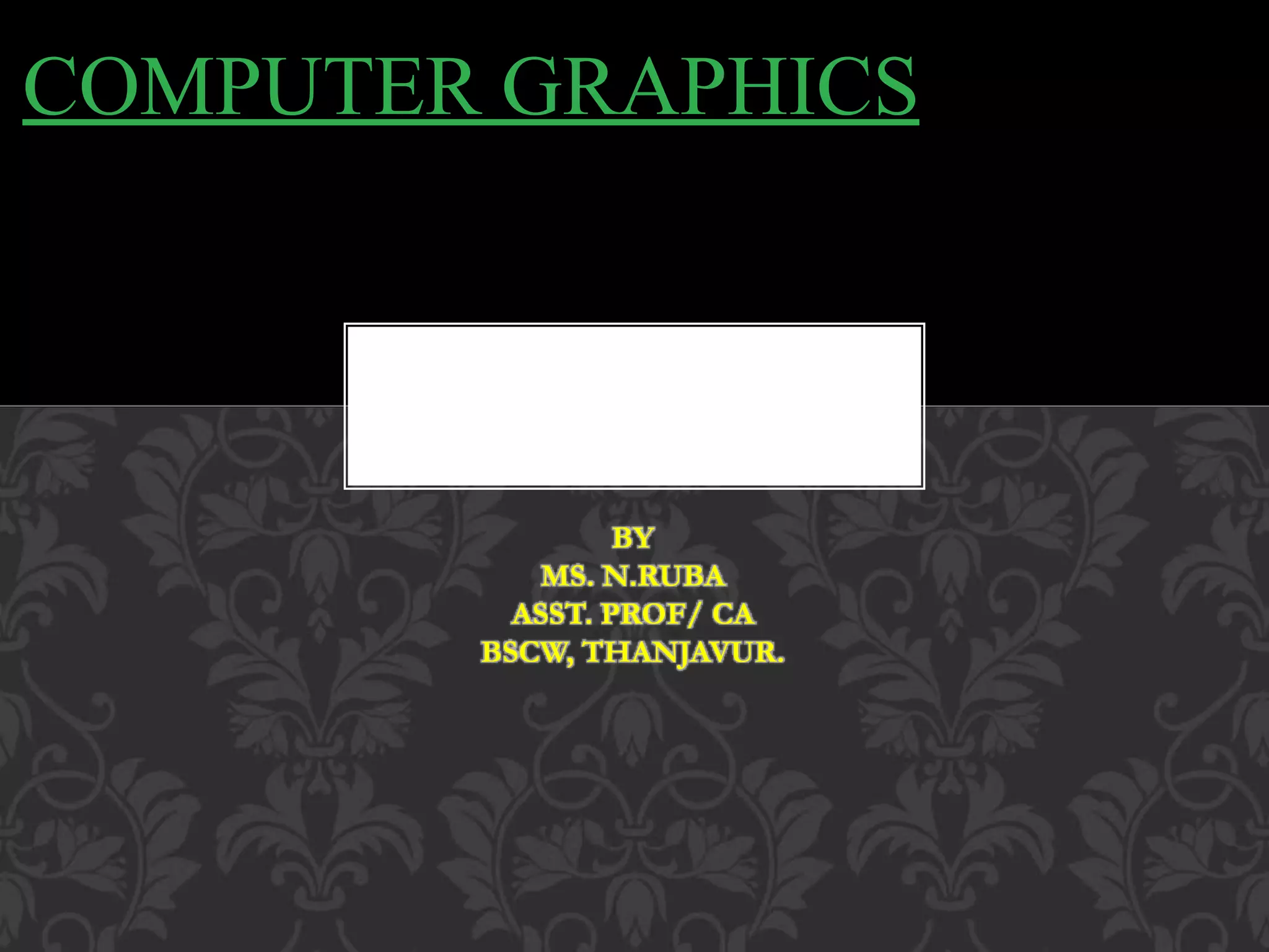 Dda Algorithm Cgpptx 4884