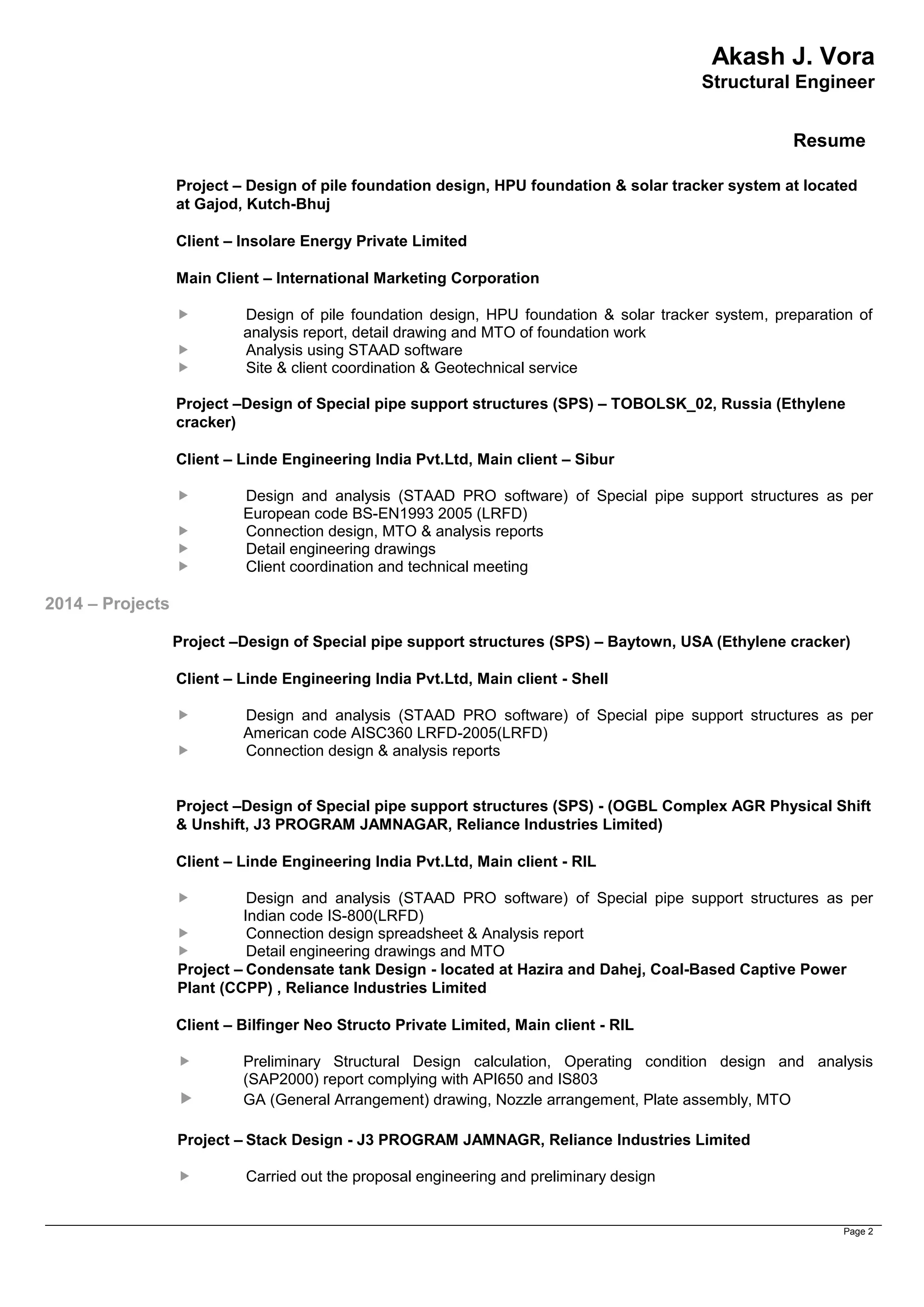 Resume - Akash Vora | PDF