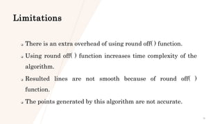 DDA (Digital Differential Analyzer ) Line Drawing Algorithm.pptx
